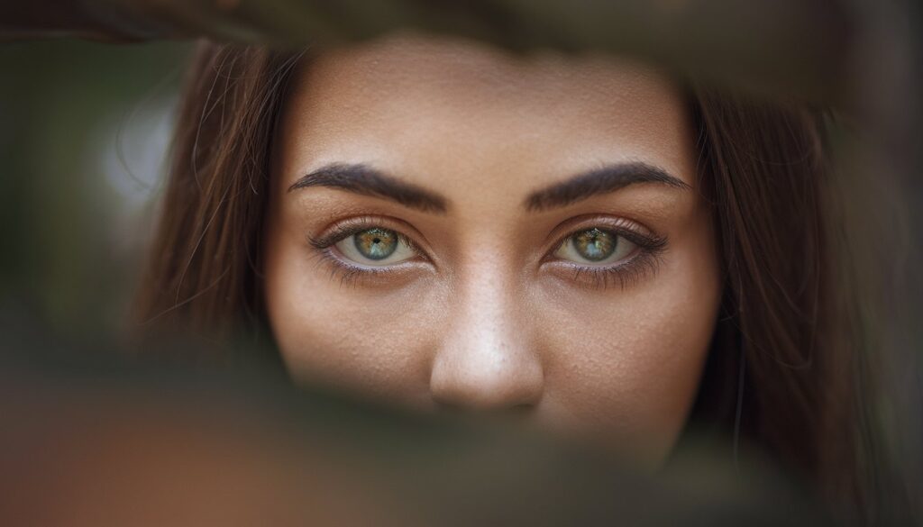 Olive green eyes store